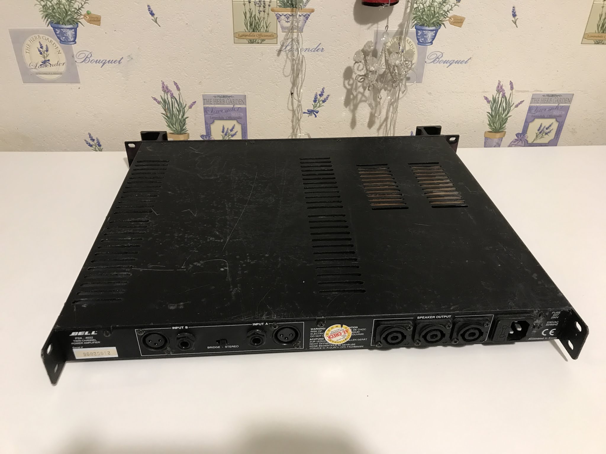 Infrequent Sound [sex.tex] technology: BELL PSX-4022 2-channel power ...