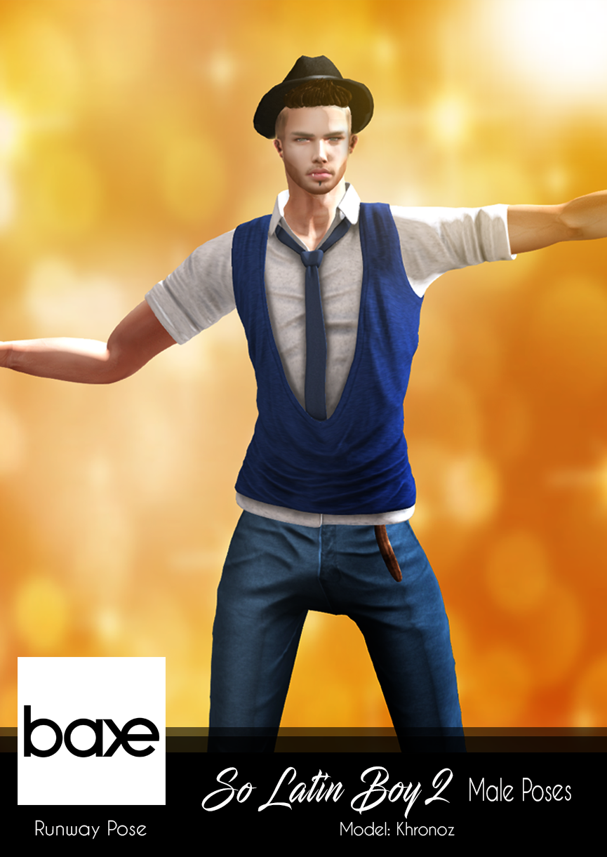 BAXE: BAXE -SO LATIN BOY 2 Male Poses