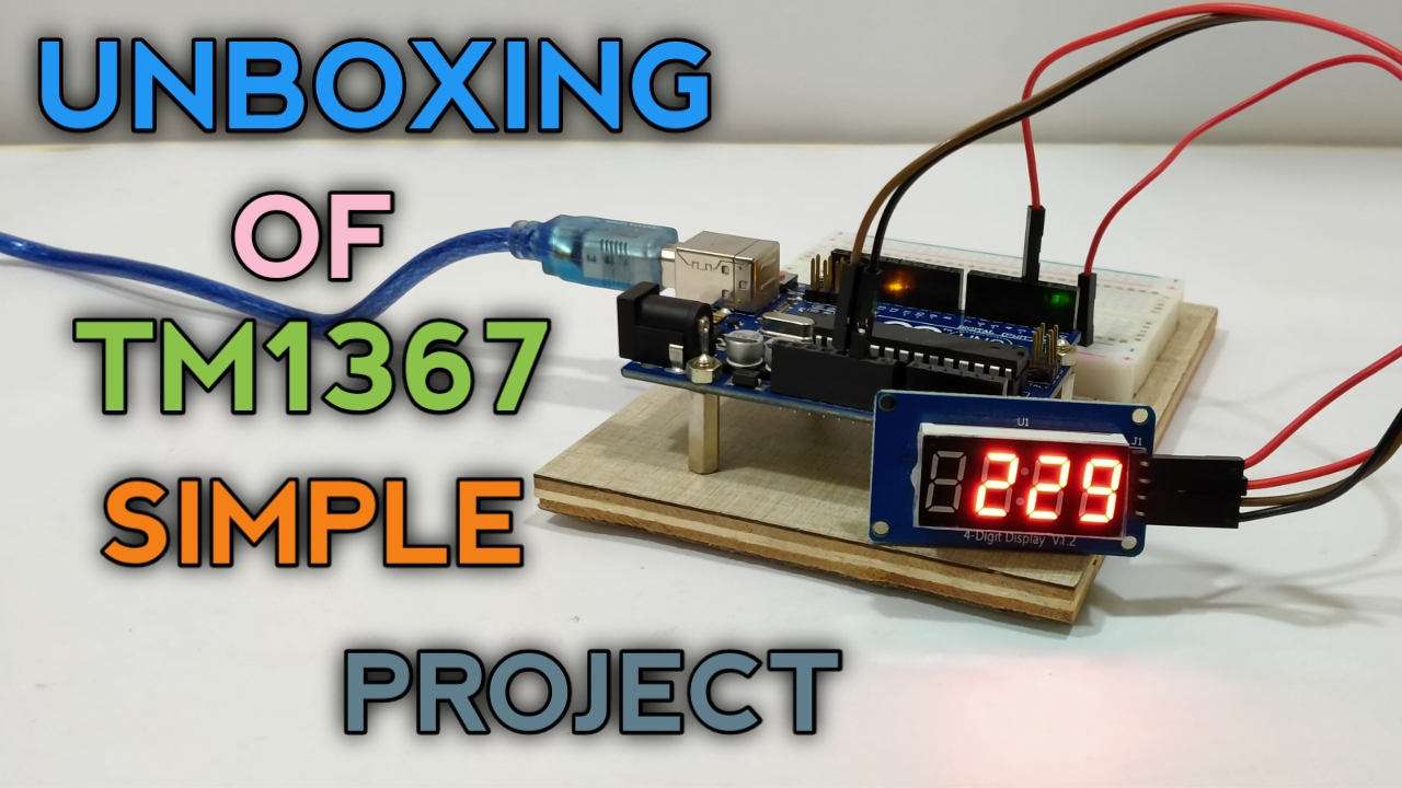 TM1637 MODULE AUTOMATIC COUNTER