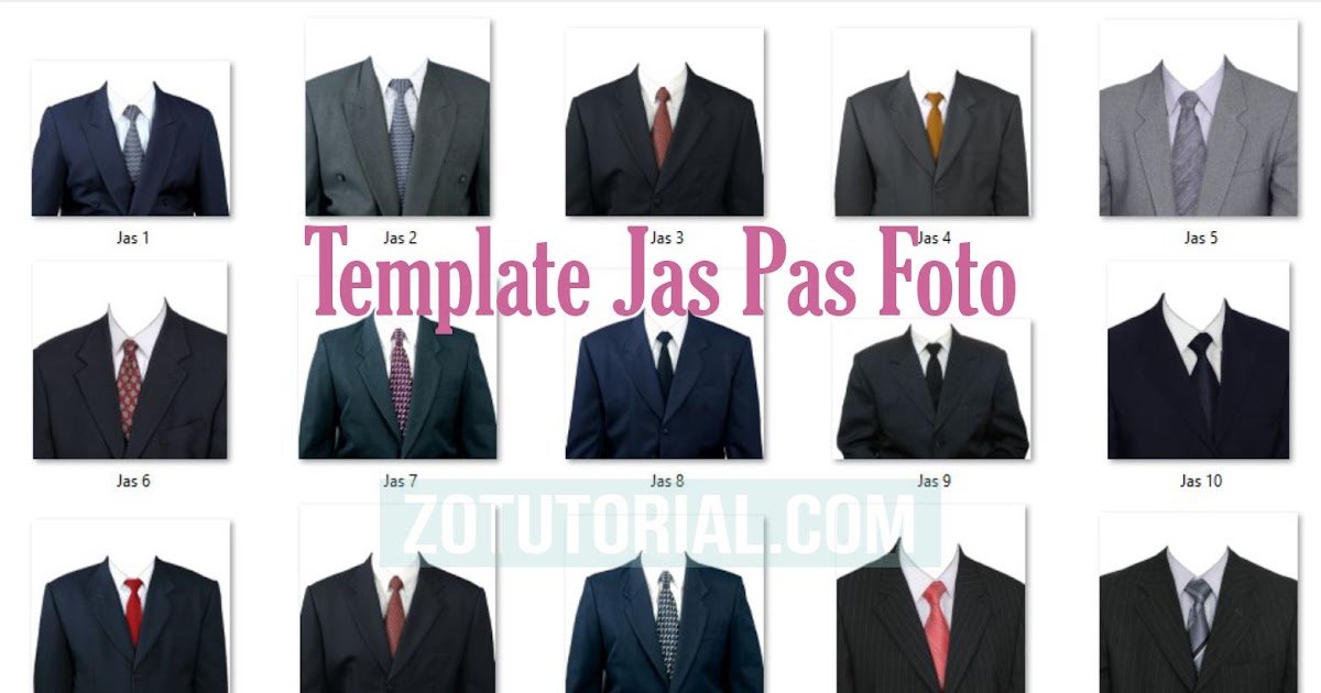 Download Template Jas Pria Untuk Pas Foto Photoshop dan CorelDraw ...