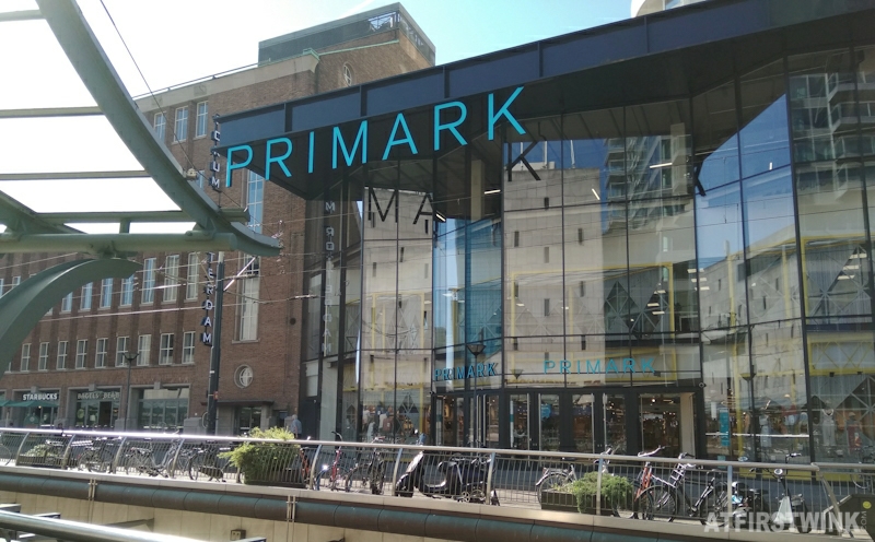 First visit to the Primark store in Rotterdam city center
