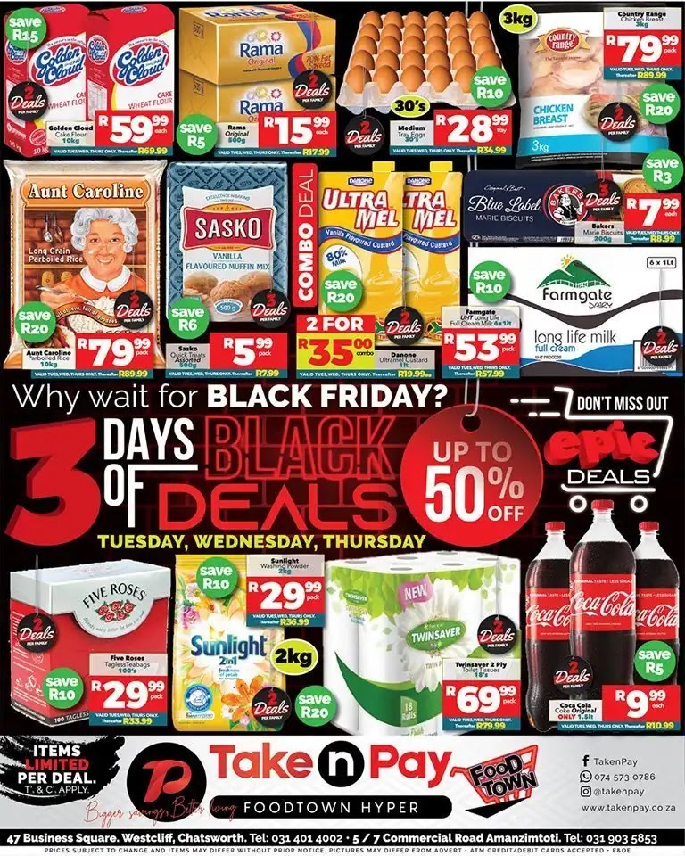 [Updated 2019] Take n Pay Black Friday Deals Up to 50% OFF