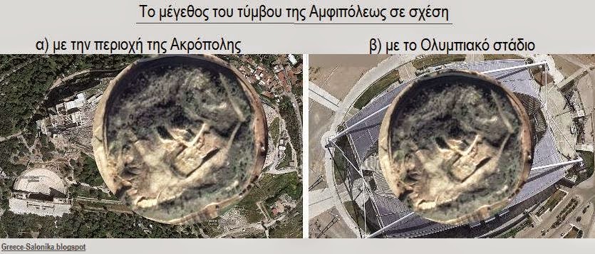 Για να γίνει κατανοητό το μέγεθος του ταφικού μνημείου της Αμφίπολης ας ...
