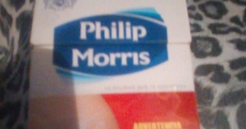 PASION POR EL TABACO : PHILIP MORRIS (box 20 AZUL) chile