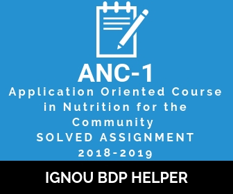 ANC-1 Anaemia dietary modifications/preventive measures - IGNOU BDP HELPER
