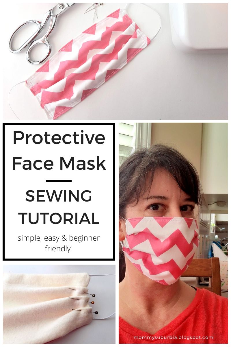 Mommy Suburbia: Protective Face Mask Sewing Tutorial