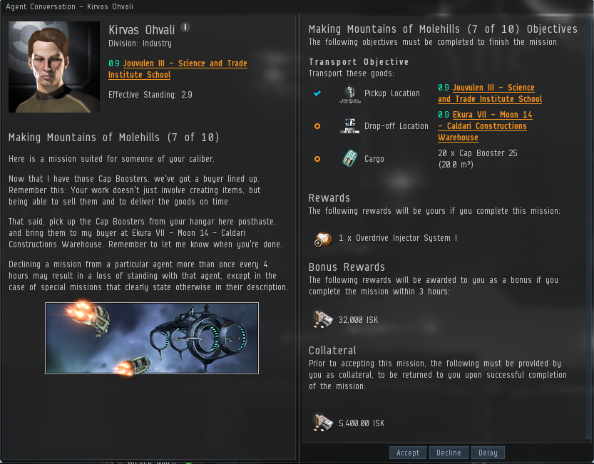 EVE 星艦檔案: 【新手任務】工業攻略指南