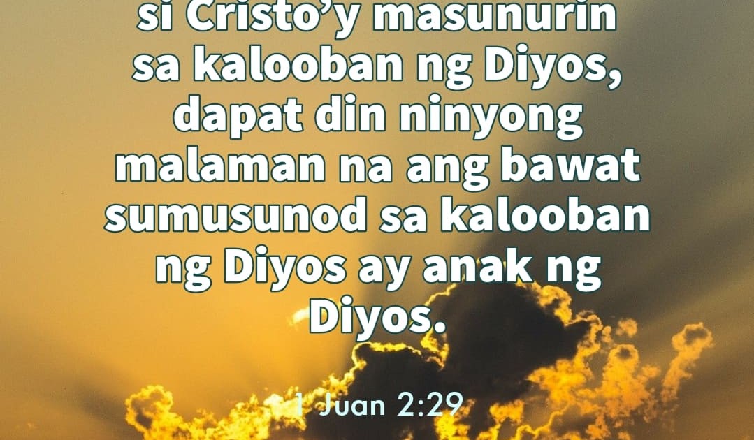 PINOY DEVOTION: PAGSUNOD SA KALOOBAN NG DIYOS