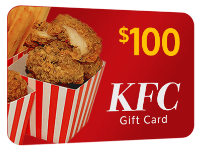 Sign up to receive a $100 KFC Giftcard! - RNT International Shop