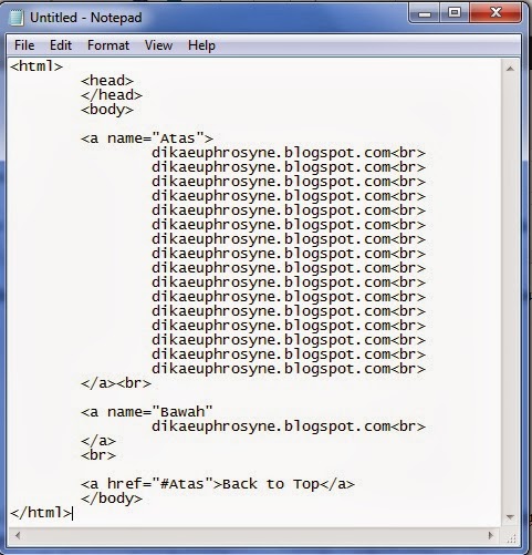 Mengenal dan Belajar Menulis Kode HTML - Dika AW