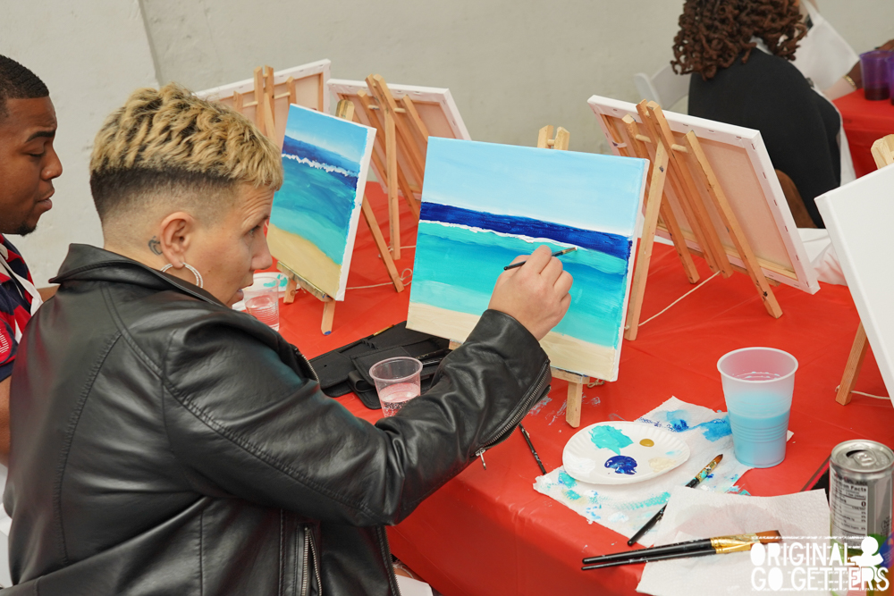 OriginalGoGetters: Paint sip and vibe 2-14-2021