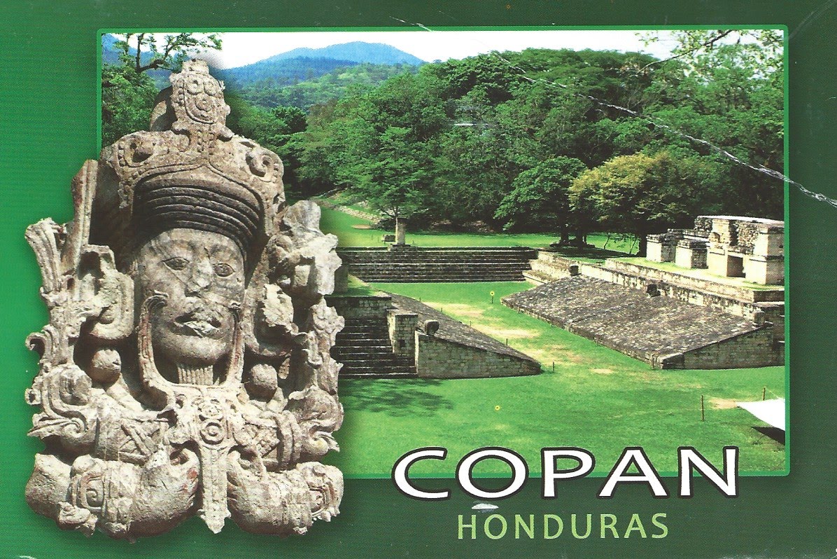 MY POSTCARD-PAGE: HONDURAS ~ Mayaan Ruins of Copan - UNESCO