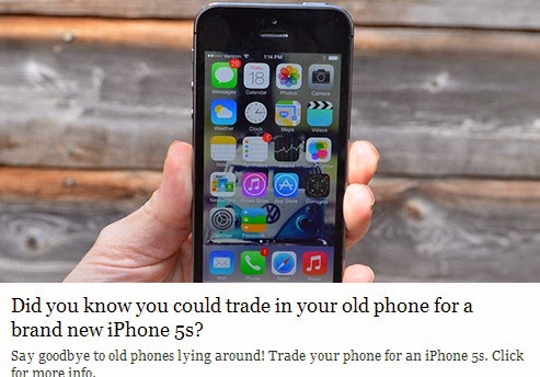 Trade your old phone to iphone5s Now!
