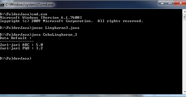 KurniadiSan's Blog: Compile dan Run JAVA dengan CMD