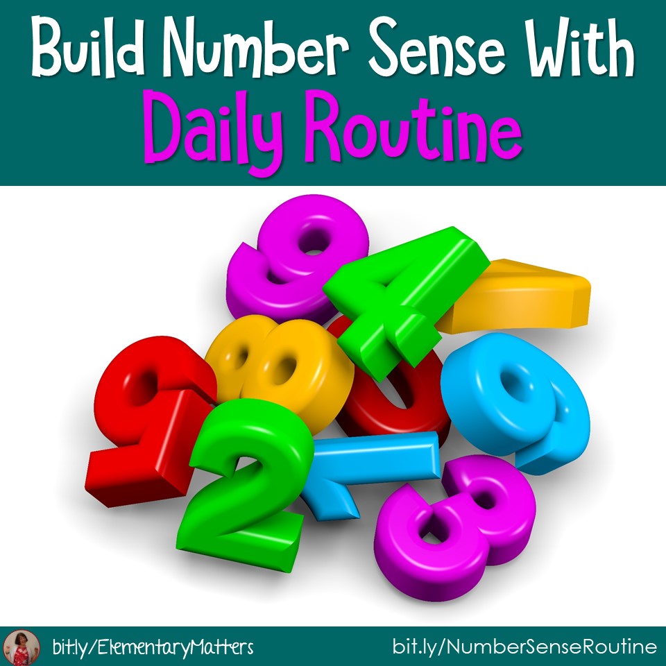 Elementary Matters: Build Number Sense With Daily Routine