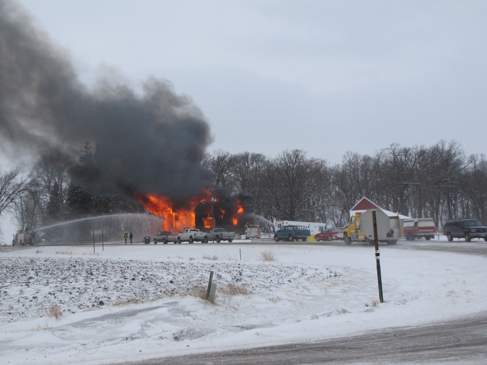 Brandon Mn History Center: House Fire Near Millerville January 30, 2013