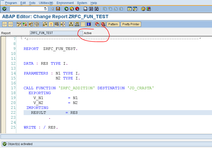 Sap Tech Creation And Calling An Rfc Function Module From One System To Another Ex Addition