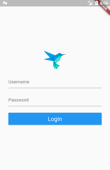 Login Layout In Flutter Example