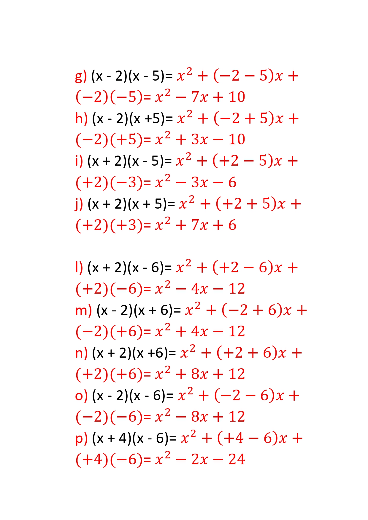 Ensino de Matemática : Produtos notáveis -Binômios soma e produto