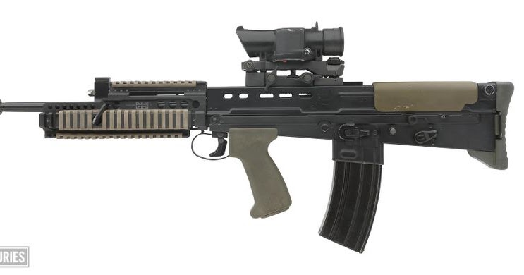 on target shooter nz: British SA-80 Assault Rifle: