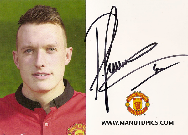 Autografy Tyśki: Phil Jones