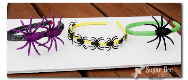 Spider Headbands - Sugar Bee Crafts