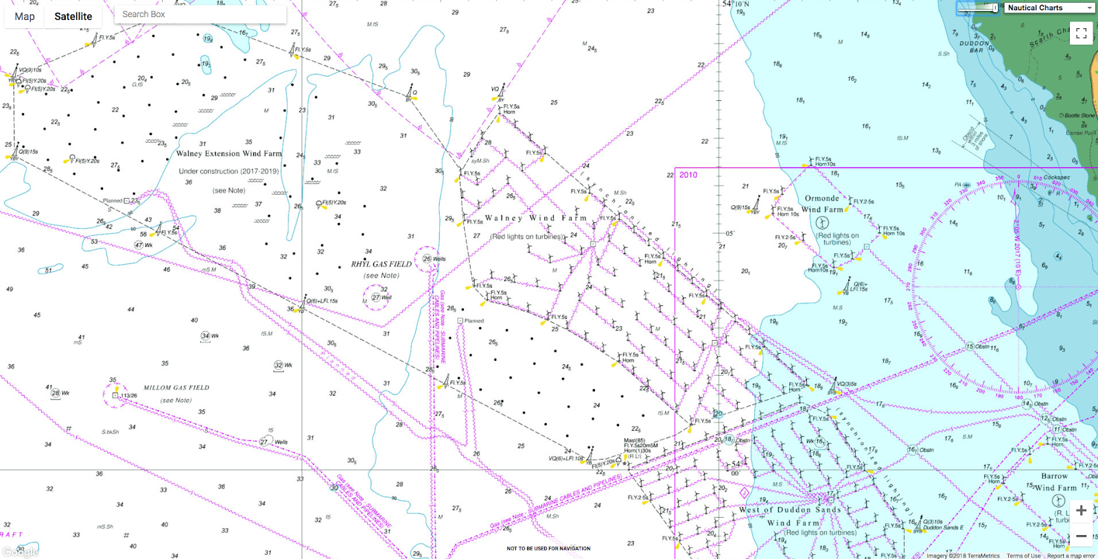 GeoGarage blog: World's largest offshore windfarm opens off Cumbrian coast