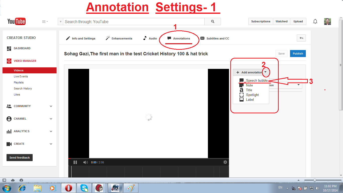 SEO Optimization Firm: YouTube Annotation PortFolio