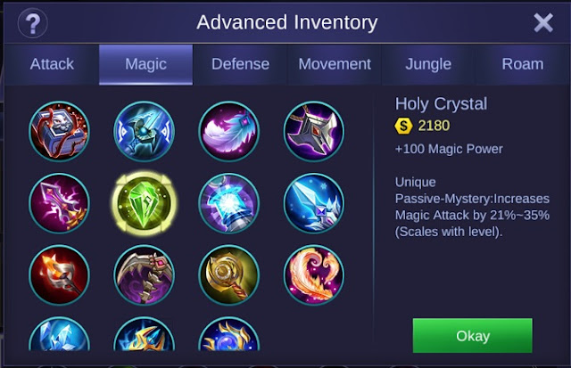 Holy Crystal, Item Magic Late Game yang Sangat Mengerikan Di Mobile ...