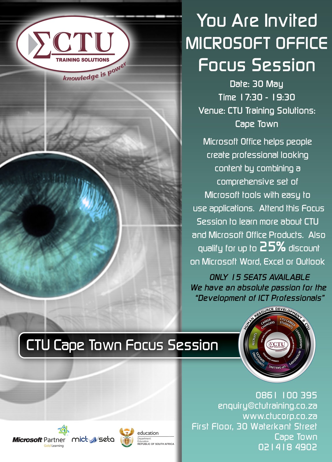 Microsoft Office Focus Session at CTU Cape Town | CTU Training ...