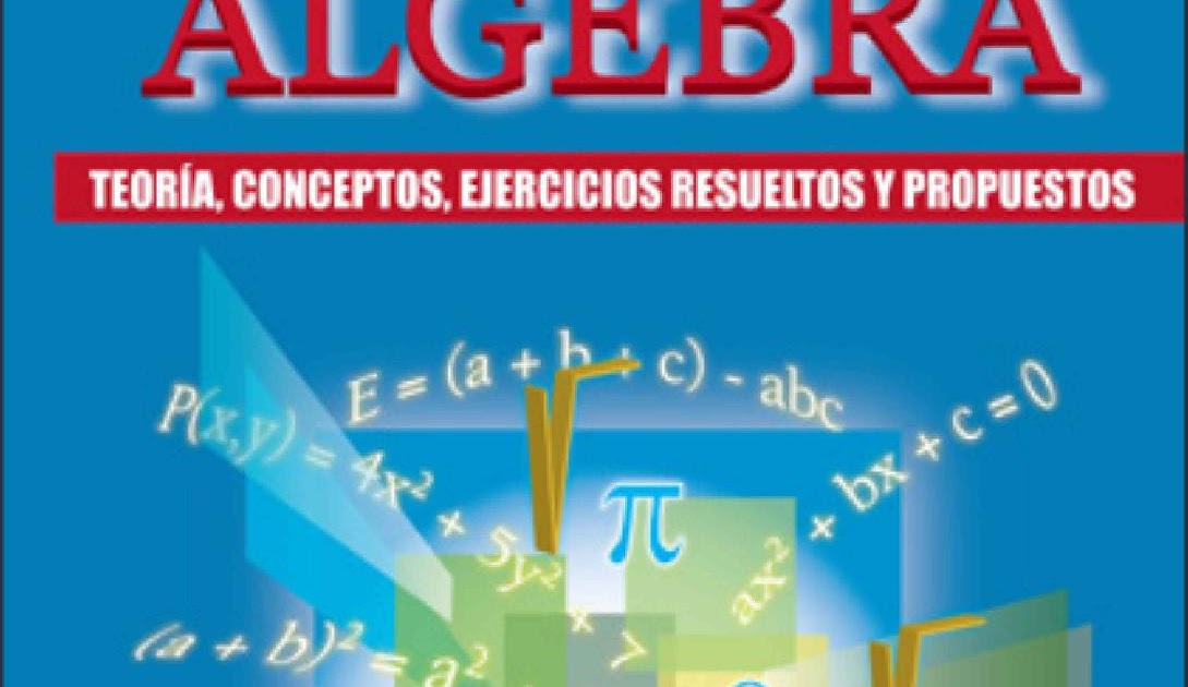 Libro álgebra pre-universitaria manual de preparacion teoria, conceptos ...