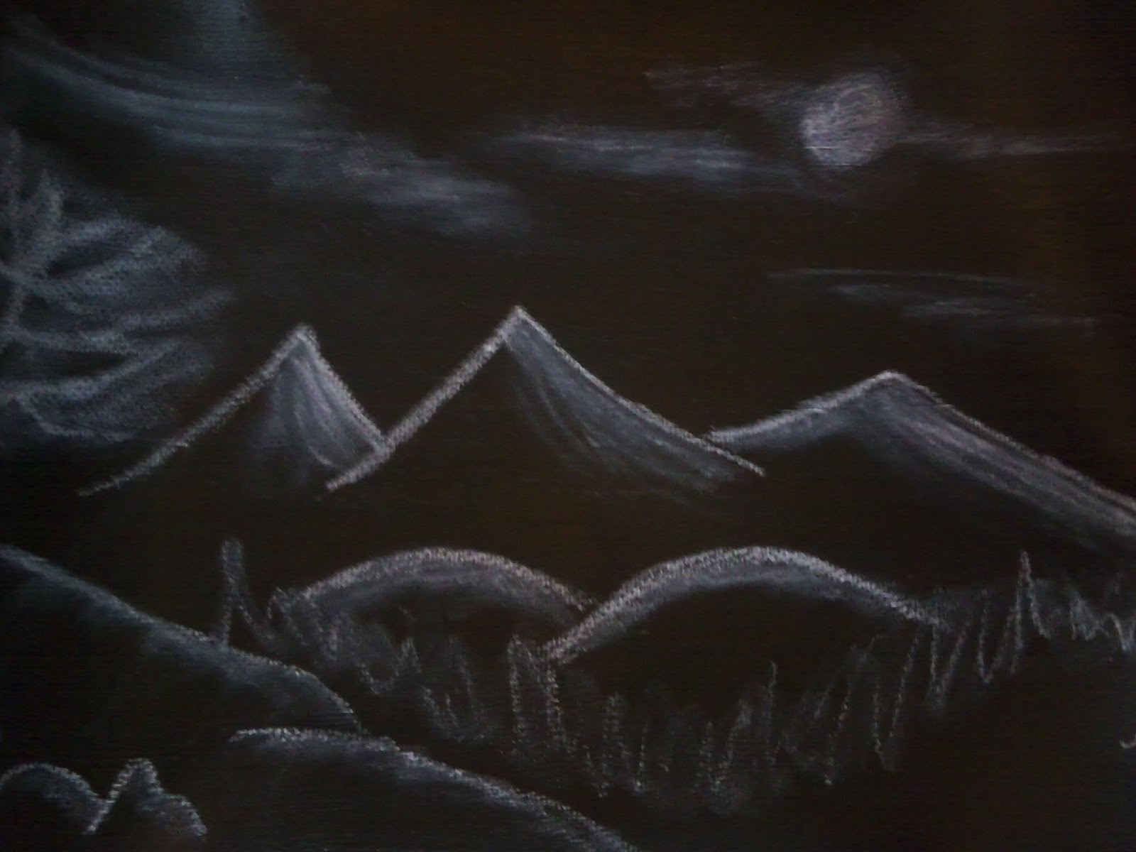 Kunst, das Bild der Seele: Kreidezeichnungen