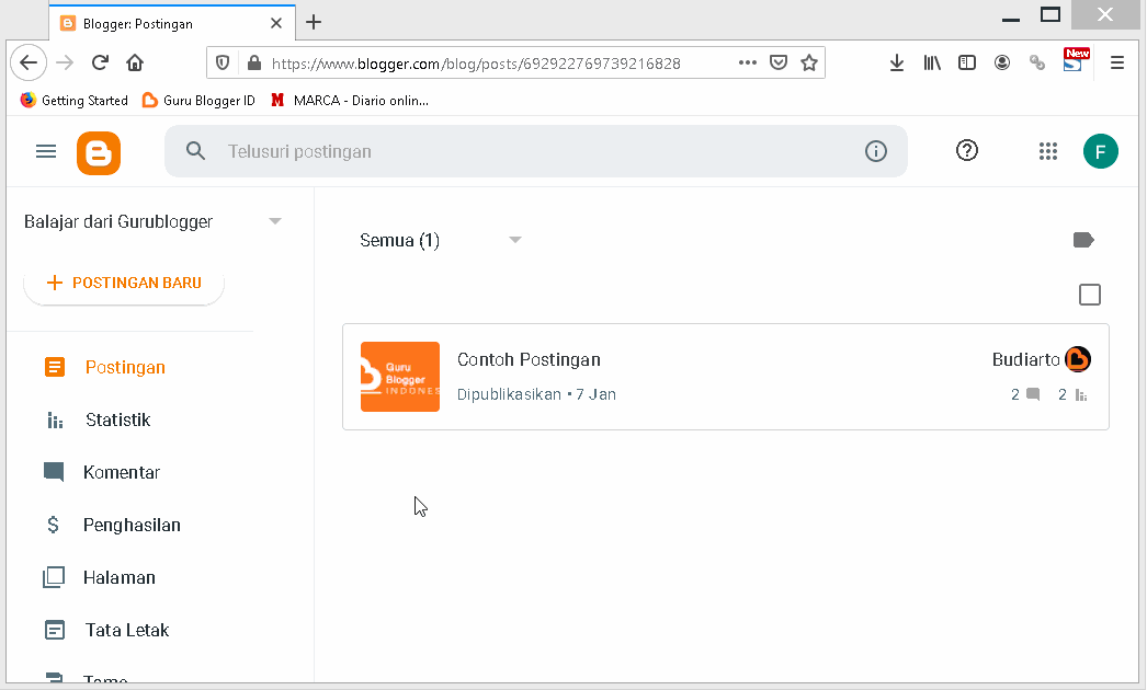 Cara Mengganti Template Blogger / Blogspot Tahun 2022 - GuruBlogger.id