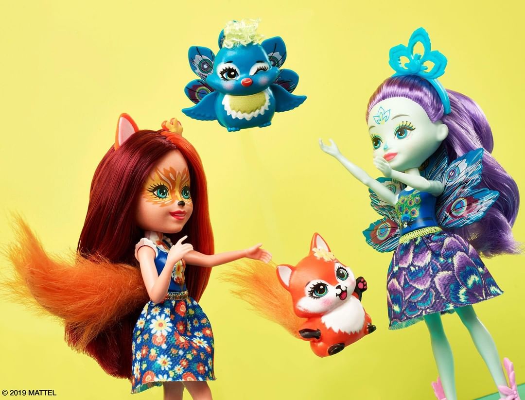 Enchantimals-Pretty: Captura de Felicity Fox y Patter Peacock