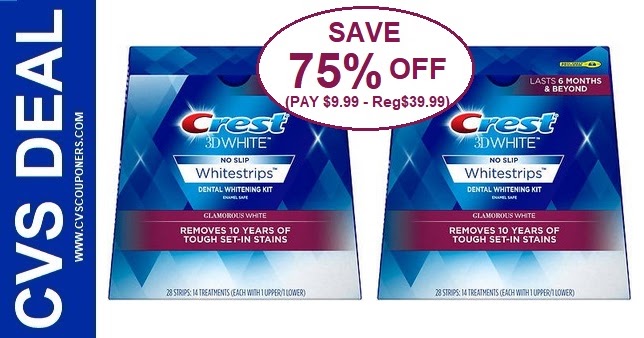 Crest 3D Whitestrips CVS Deal $9.99 1/26-2/1 | CVS Couponers