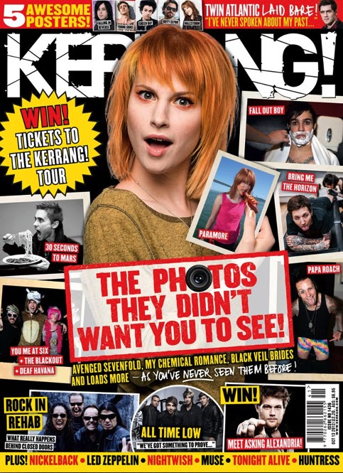 Daniel Seager's Media work!: Alternative rock magazine styles/conventions