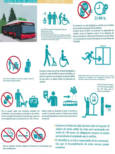 COMITÉ DE EMPRESA TUSSAM: NORMAS DE USO DEL AUTOBUS