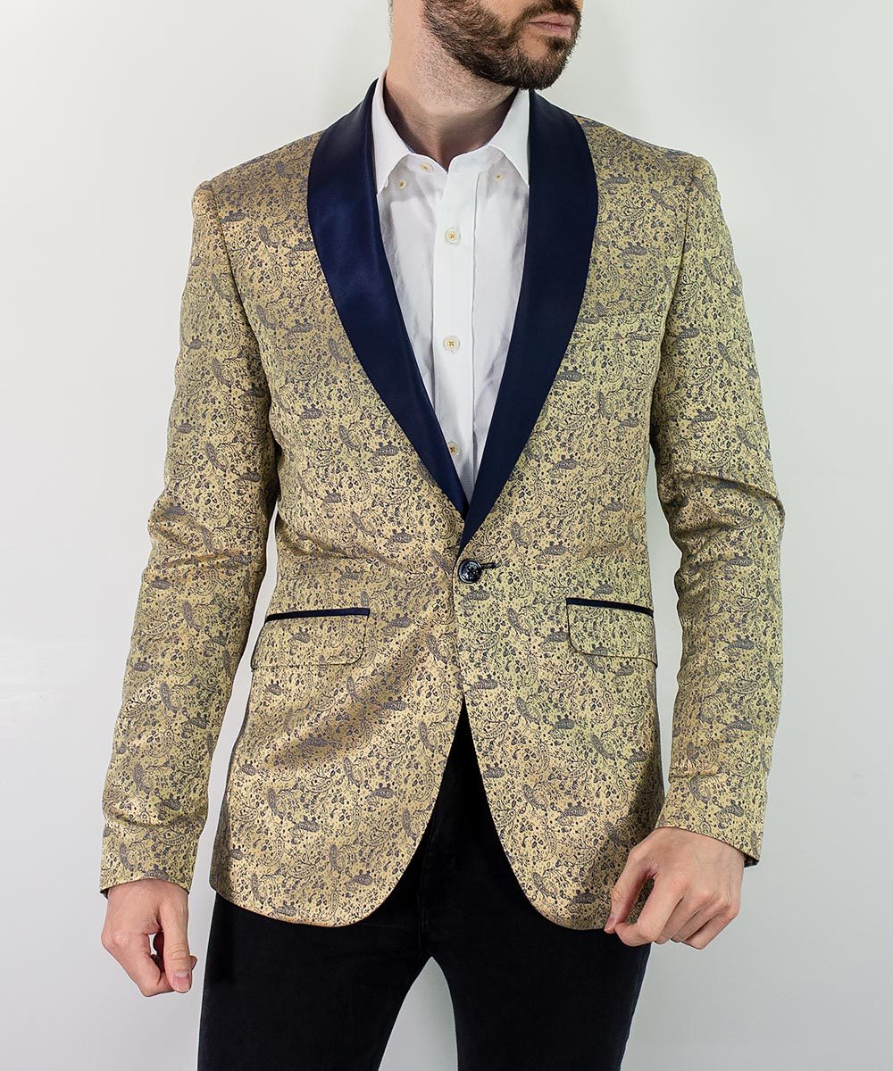 BELLA CHAMPAGNE SLIM FIT BLAZER - Pancs Executive Apparel