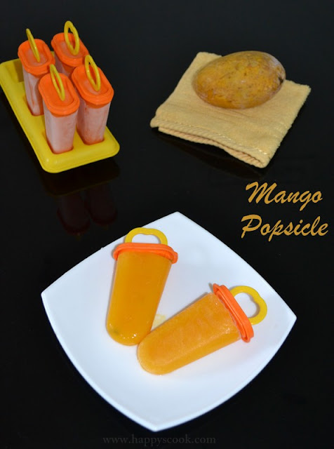 Mango Popsicle Recipe | Mango Kuchi Ice | Summer Special | Happy's Cook