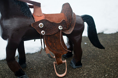 Handmade Christmas Projects: The Wooden Pony and Castle | Sweet Juniper ...