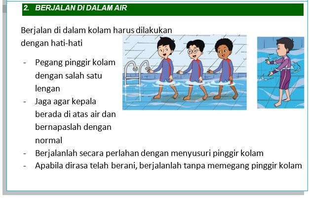 PERTEMUAN KE-12 TAHAPAN PENGENALAN AIR - PJOK SD KOTA TEGAL