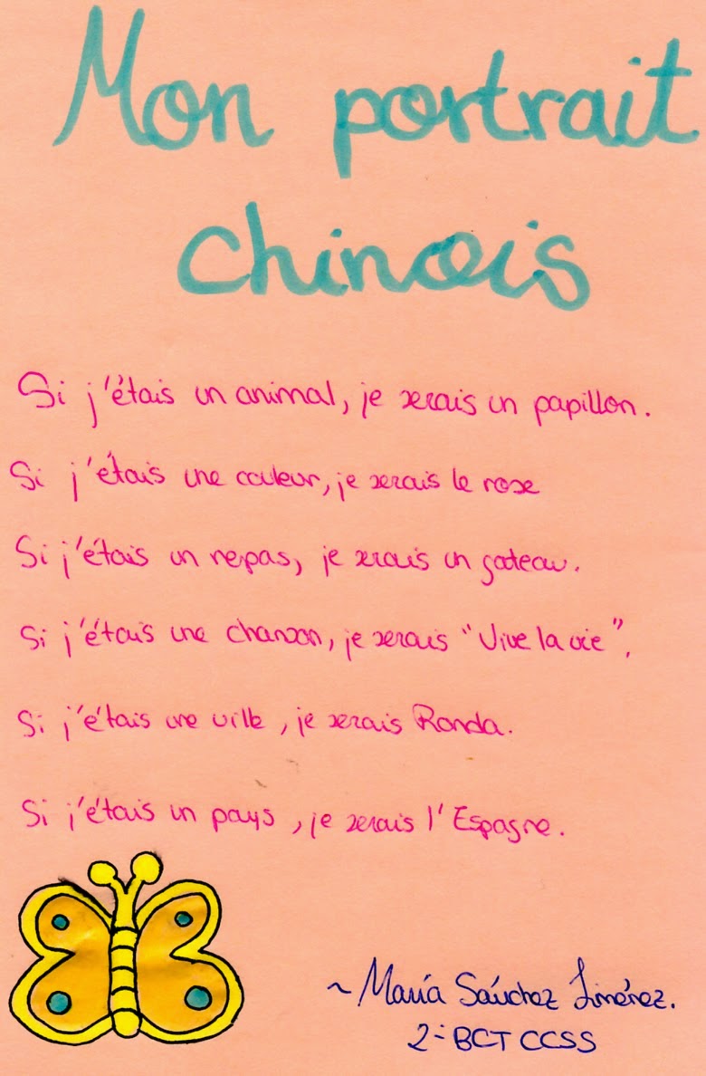 Le Coqui Hebdomadaire: Mon portrait chinois: Si j'étais...