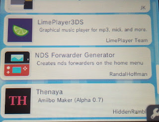 3ds NDSのゲームをホーム画面から直接起動できるFORWARDERを本体だけで直接作成＆インストールしてくれる自作ソフト ...