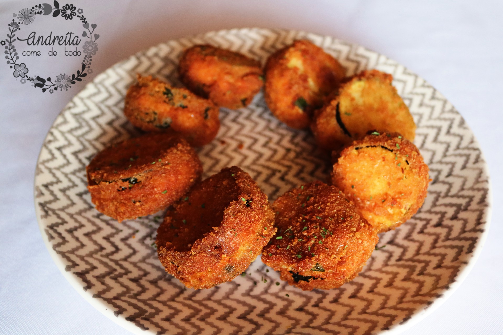 Fritos de calabacín con queso ~ Andreíta come de todo