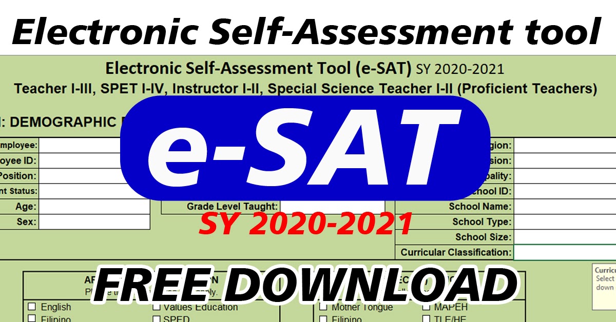 RPMS ESAT for Teachers - The Teacher's Craft