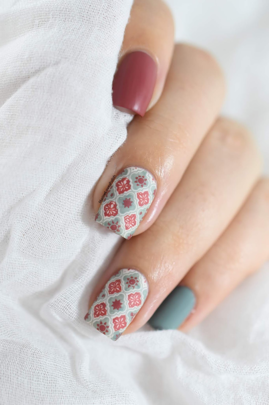 Moroccan Mosaics Nail Art ft. Maniology Mani x Me Box!