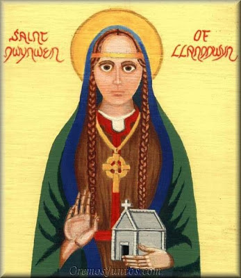 Vidas Santas: Santa Dwyn o Dwynwen, Princesa