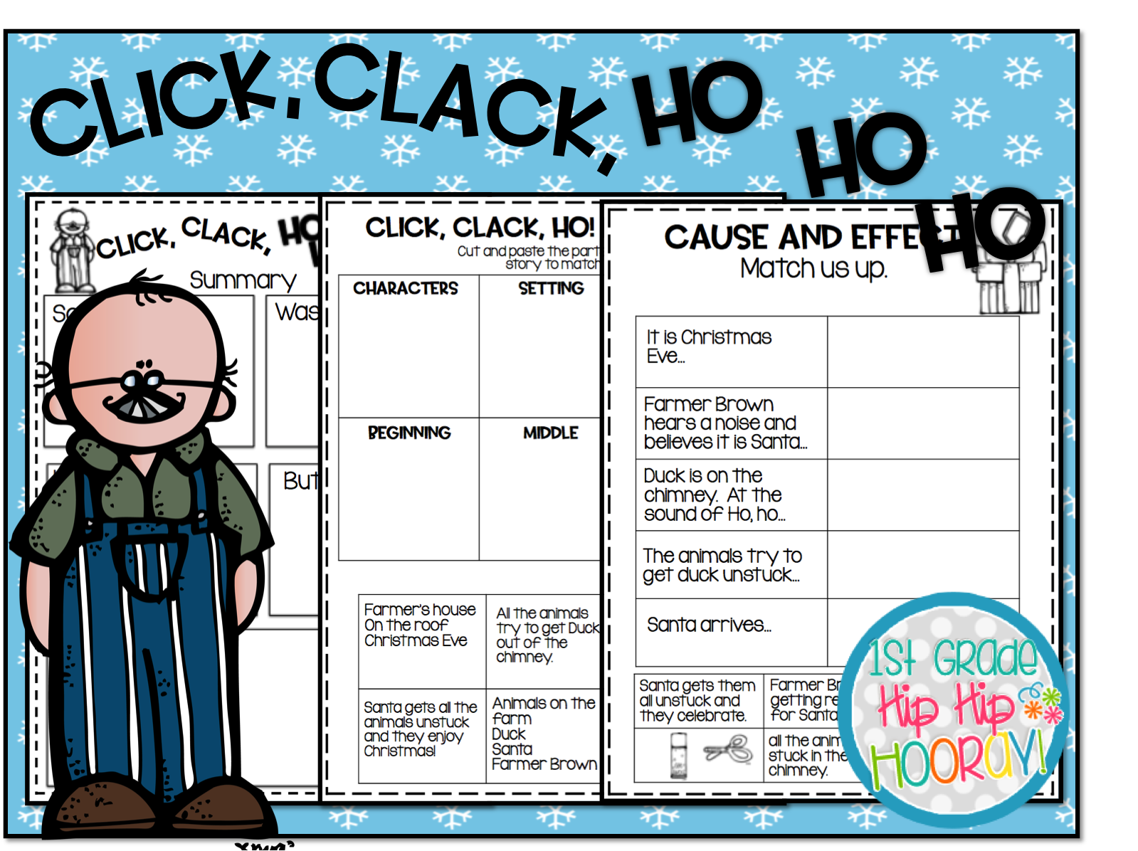 1st Grade Hip Hip Hooray!: Click, Clack...Ho Ho Ho!!