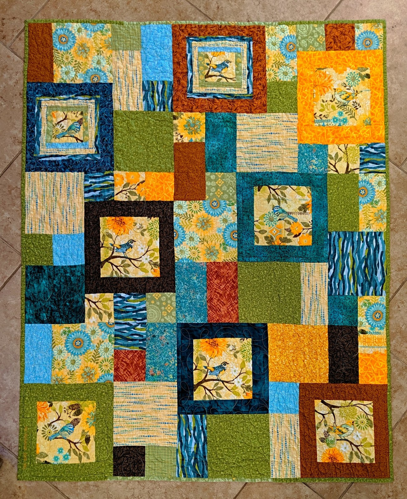 Bluebird Lap Quilt