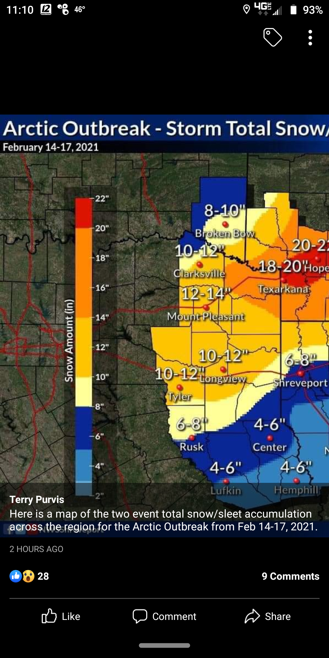 Outa the Blue.... and Into the Sunshine: Snowmageddon 2021